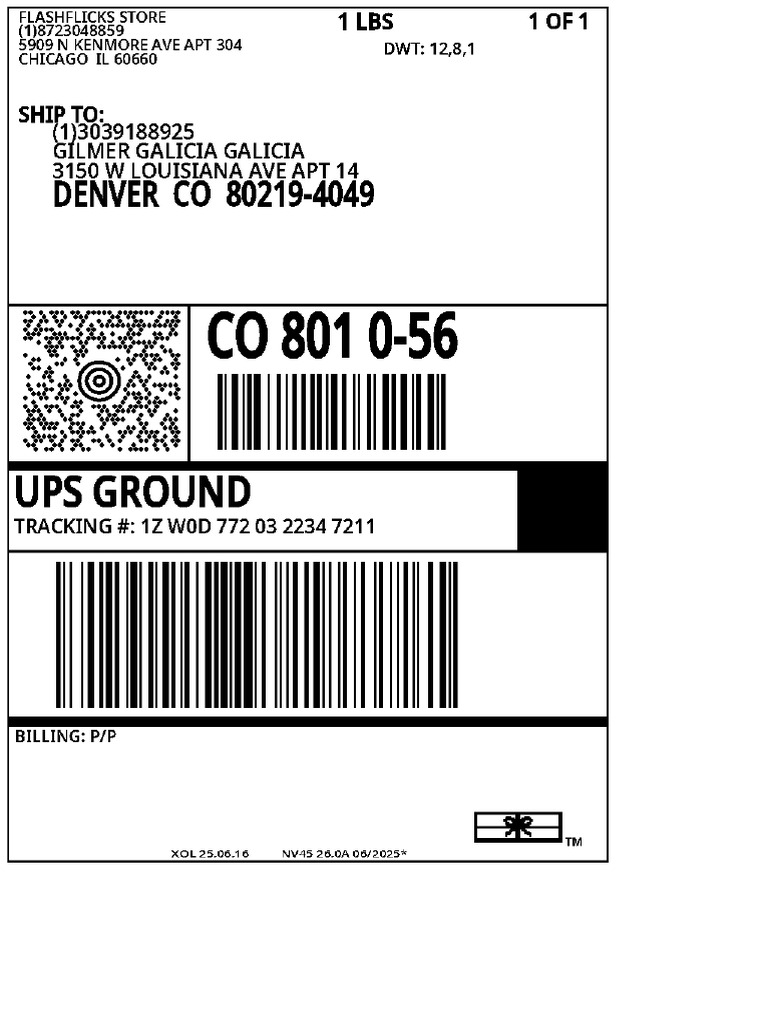 06-25 - 00-19-32 - Shipping Label | PDF