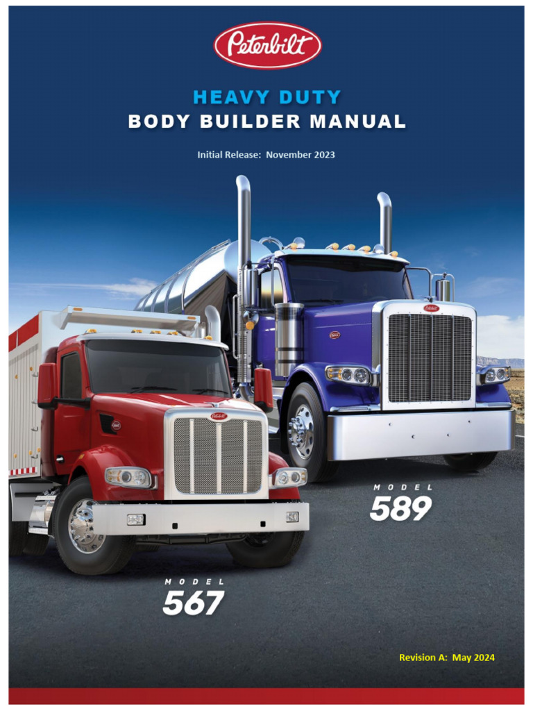 2024 HD Body Builder Manual Rev A | PDF | Truck | Vehicles