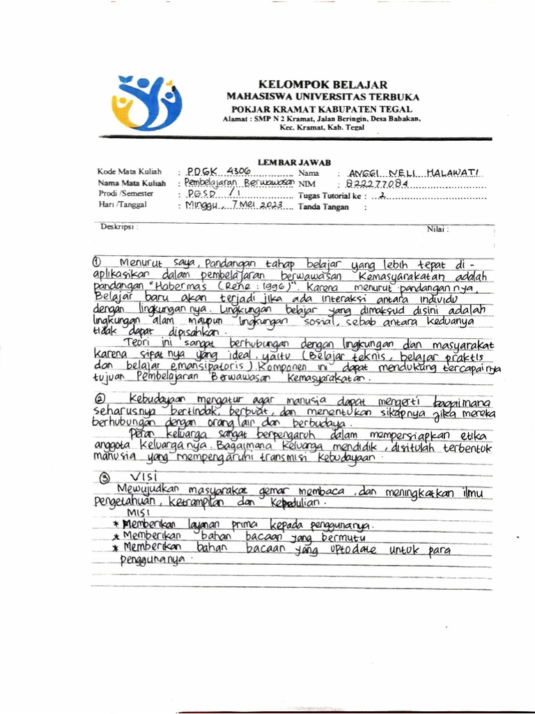 Tugas Hots PBK | PDF