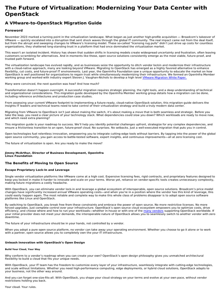 The Future of Virtualization - Modernizing Your Data Center With ...