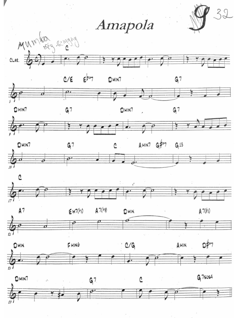 Amapola (in B) | PDF