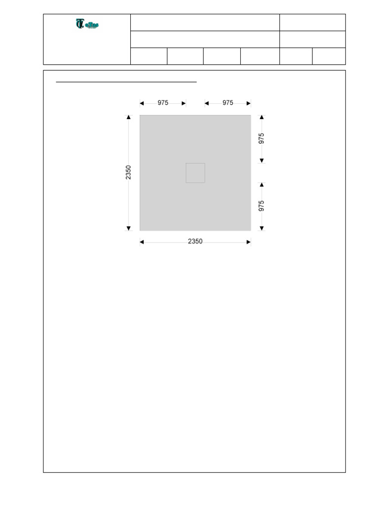 Pad Footing Design Analysis Report | PDF | Materials | Mechanics