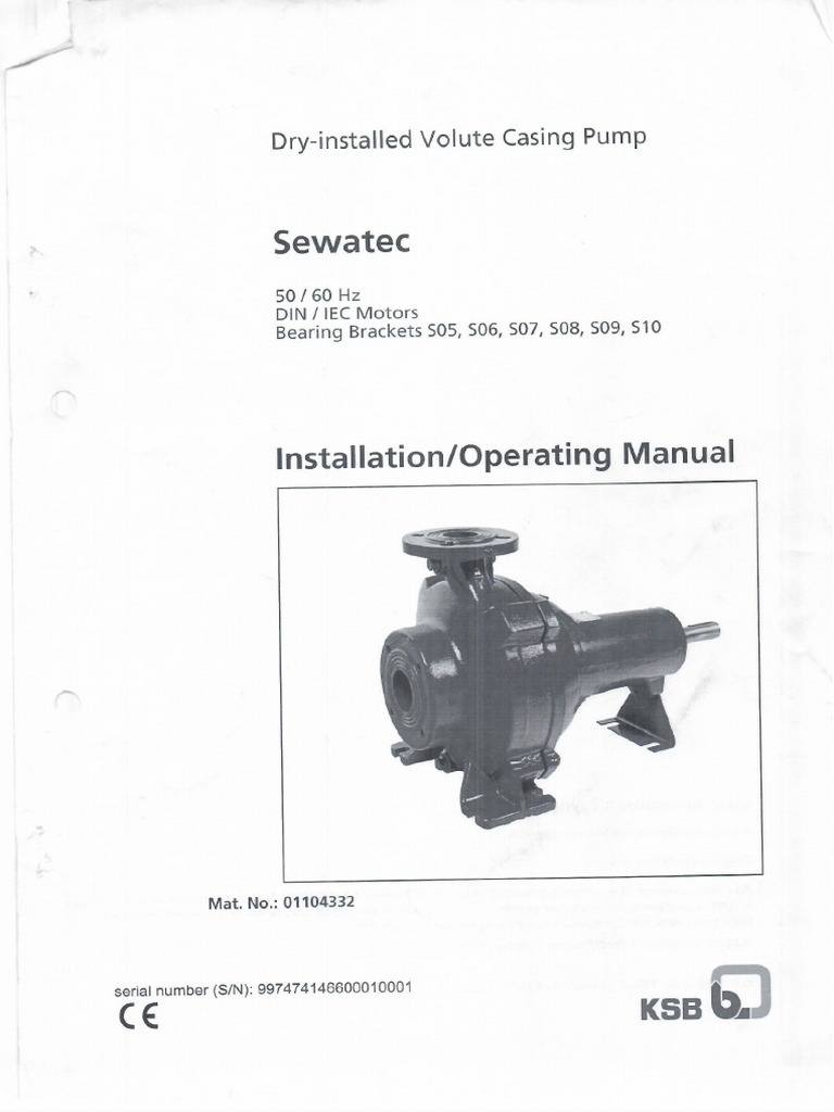 Sewatec - KSB | PDF