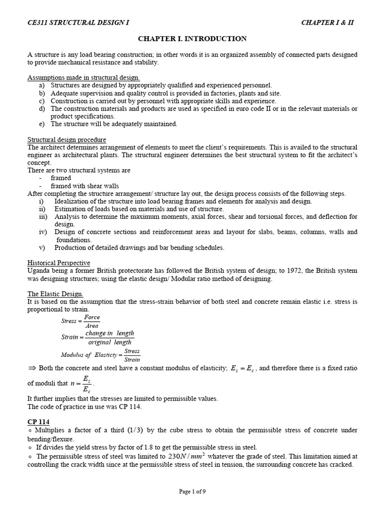 Design of Concrete Notes | PDF | Deformation (Engineering) | Concrete