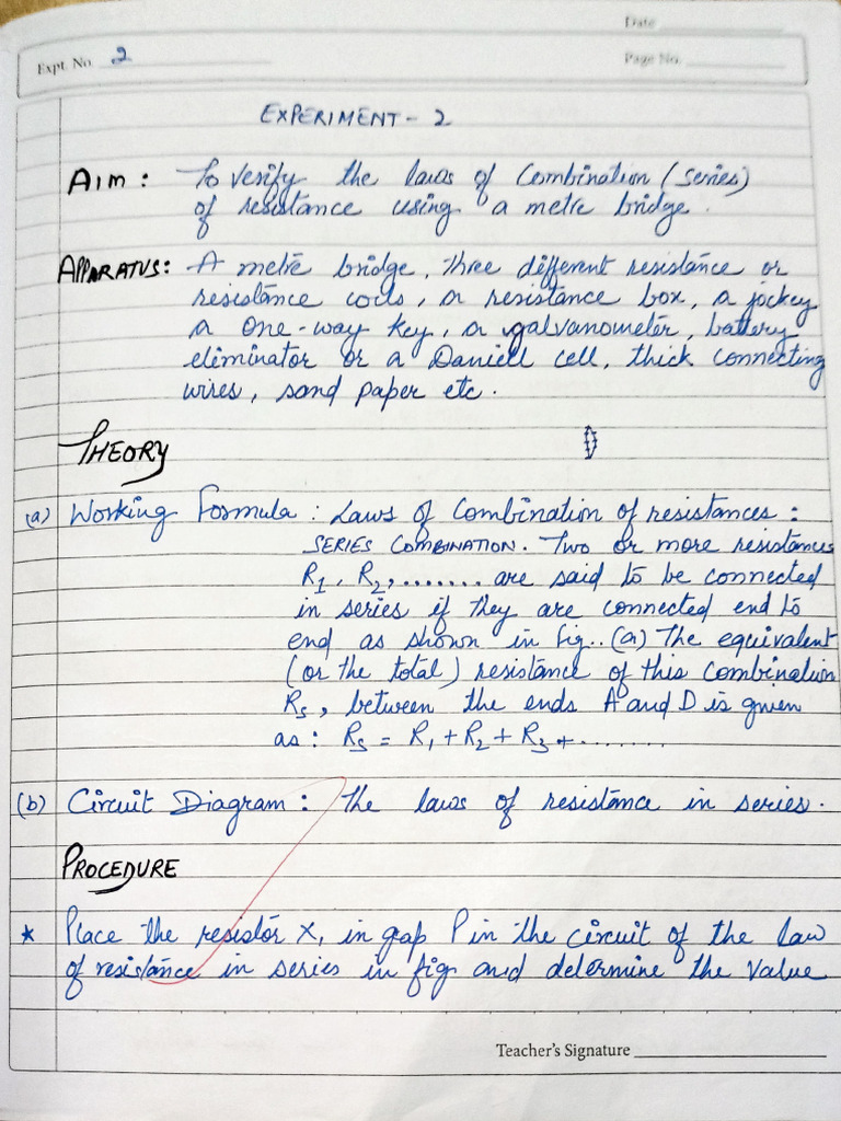 Phy Experiment 2 | PDF