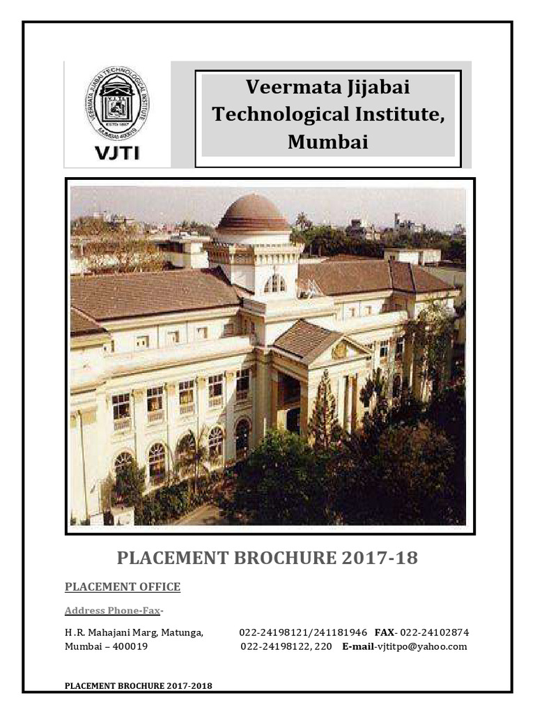 Veermata Jijabai Technological Institute Vjti675396766 2024-07-30 | PDF ...