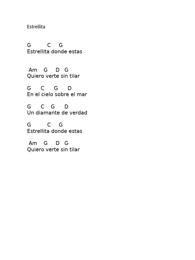 Estrellita | PDF