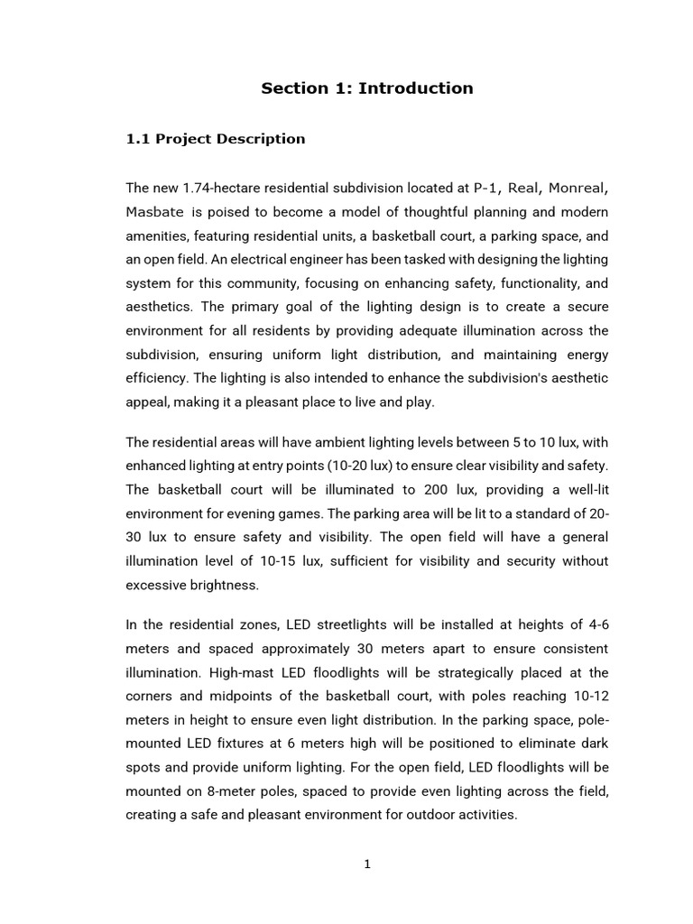 Subdivision TER | PDF | Lighting | Efficient Energy Use