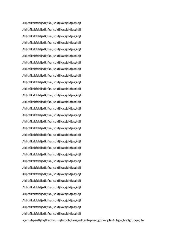 Kasldjfka SDJ | PDF