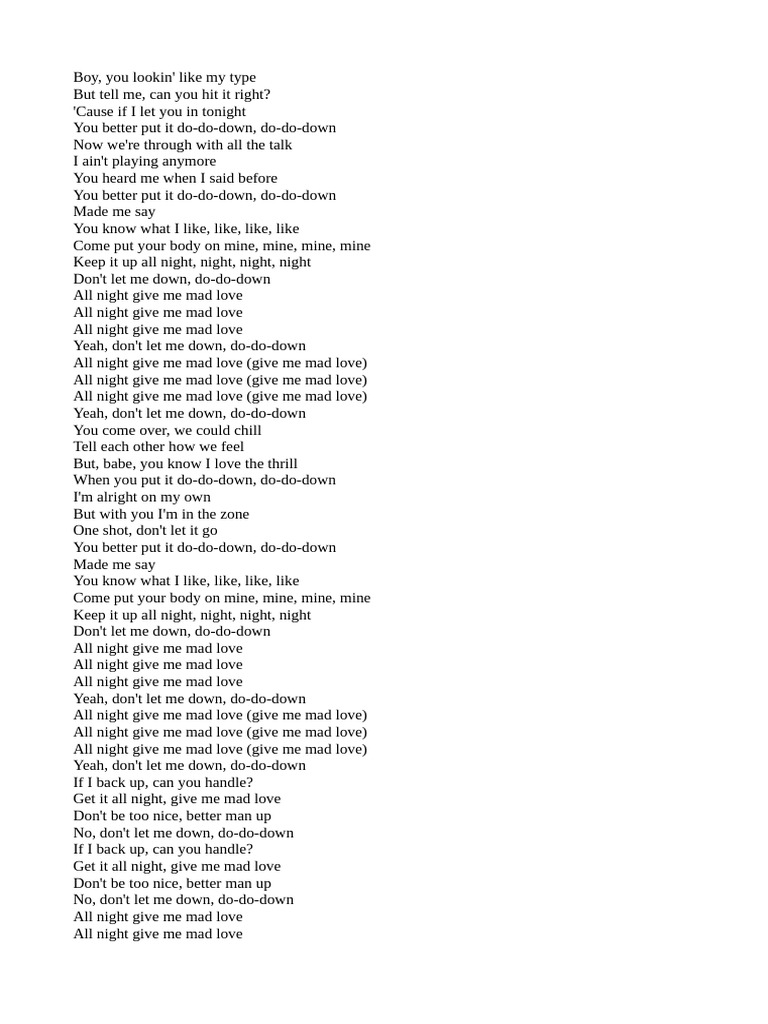 Letras de Canciones en Inglés y Español | PDF