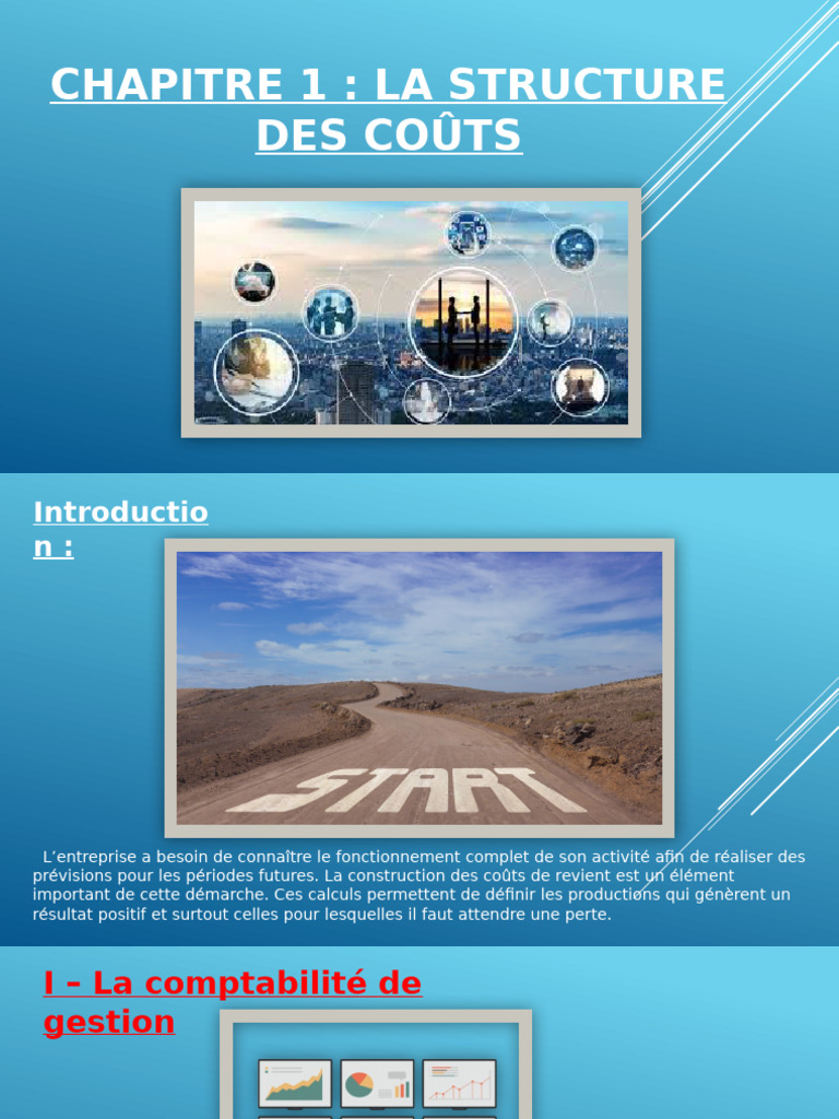 Chapitre 1 La Structure Des Coûts | PDF | Comptabilité analytique ...