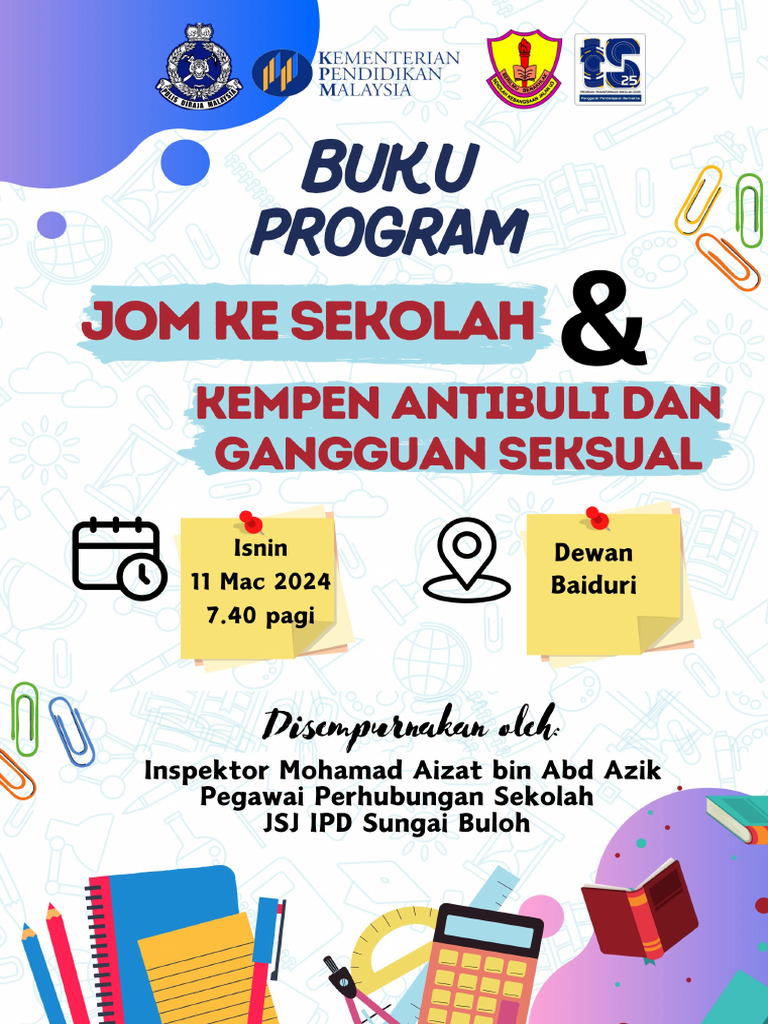 Buku Program Jom Ke Sekolah | PDF