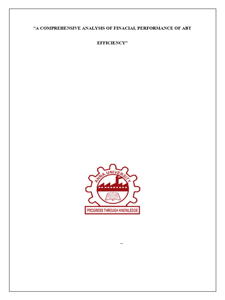 Financial Performance of ABT Logistics | PDF | Working Capital | Logistics