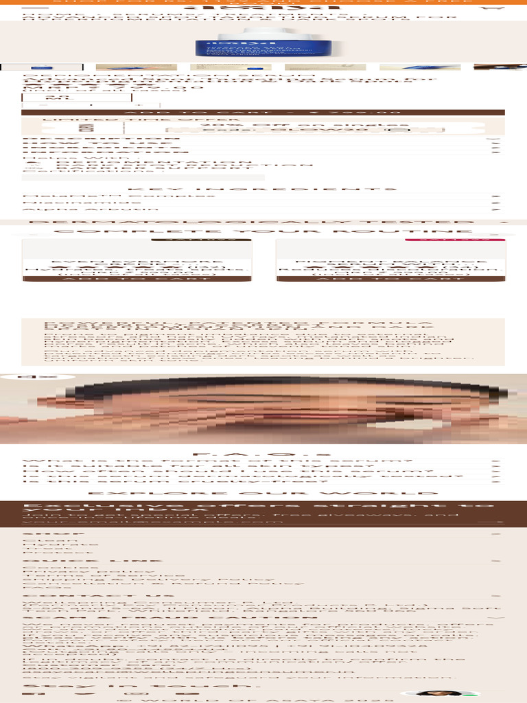 Dark Spot Correcting Serum Reduce Hyperpigmentation - World of Asaya ...