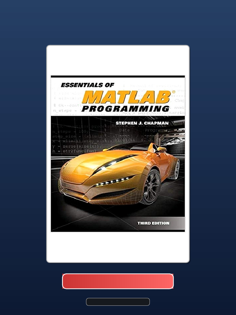 Essentials of MATLAB Programming 3rd Edition Full Download | PDF ...