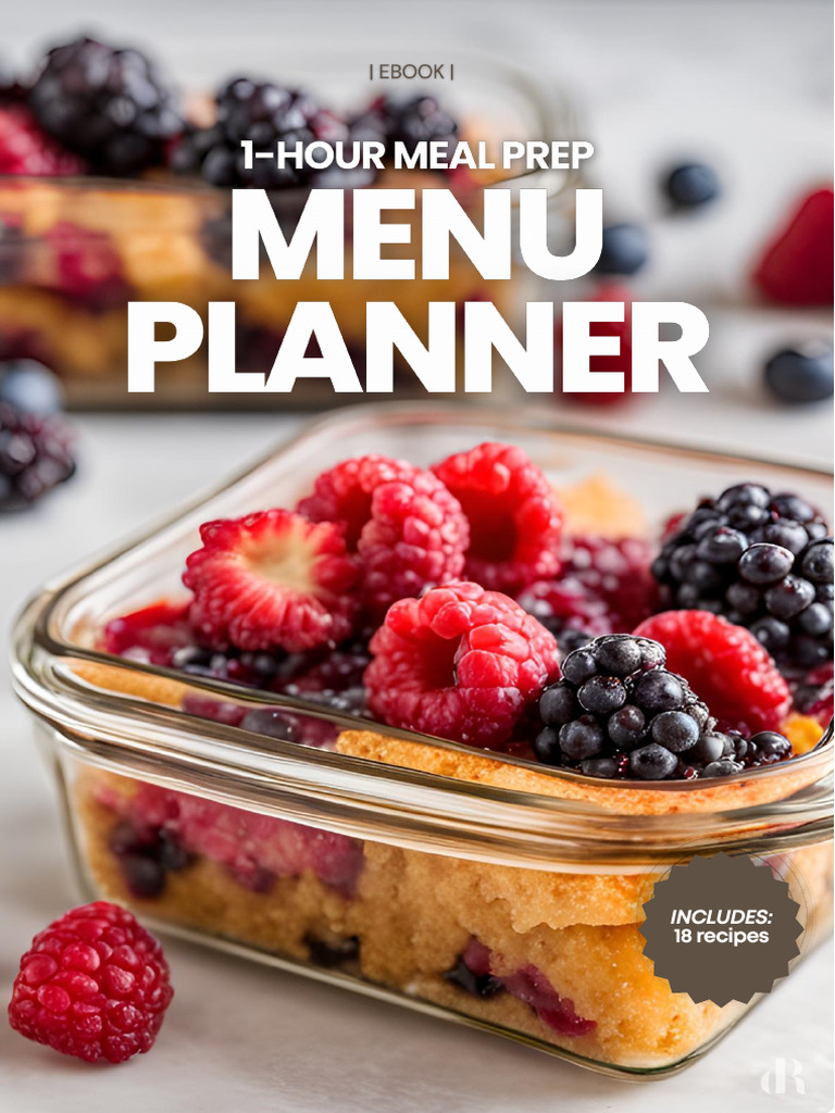 Weekly Meal Planner with 18 Recipes | PDF | Yogurt | Pasta