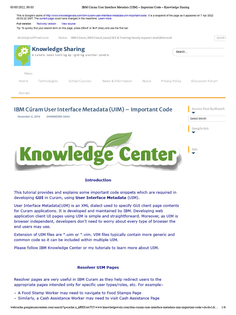 Understanding IBM UIM for GUI Development | PDF | Graphical User ...