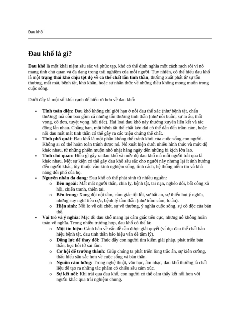 Đau KH | PDF