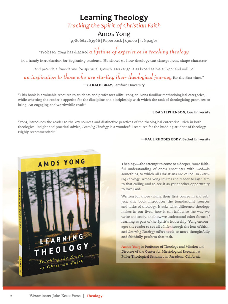 Learning Theology: A Beginner's Guide | PDF | Theology | Christian ...
