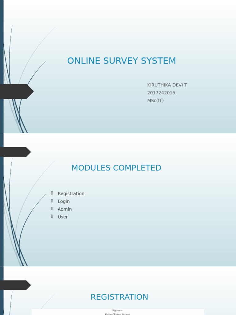 Online Survey System - 2 | PDF
