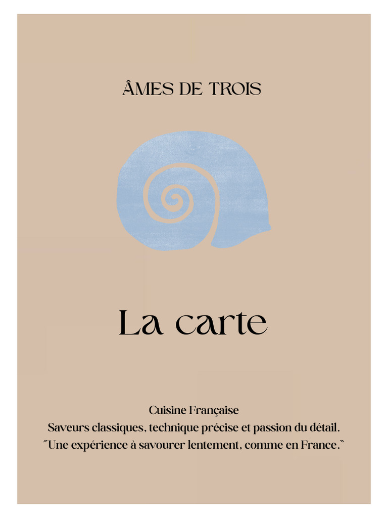 Menu Gastronomique Français Raffiné | PDF | sauce | Cuisine