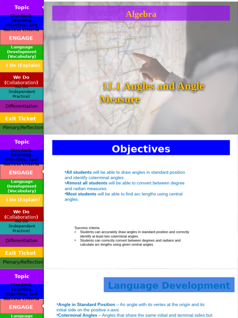 Angles and Angle Measure 2 (1) Math Practice | PDF | Angle | Circle
