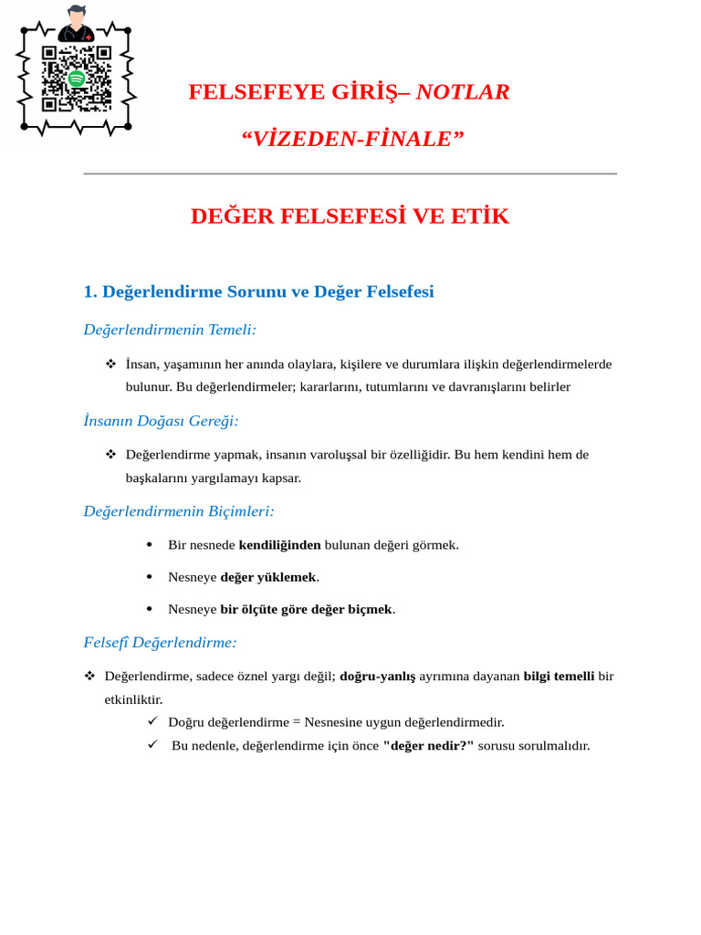 Felsefeye Giris 2 Final | PDF
