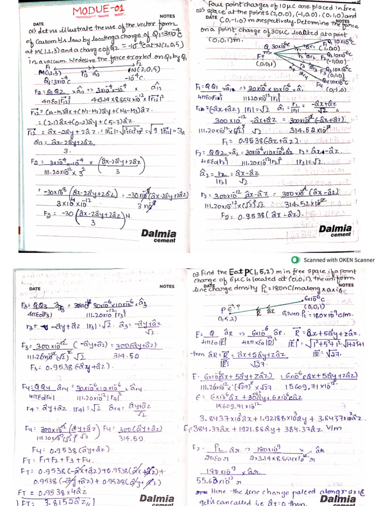 Yashwanth EMT Module 1 Numericals | PDF