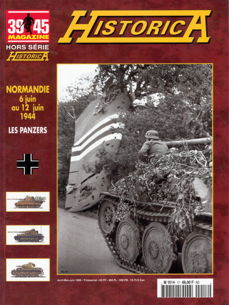 (39 45 Historica HS 17) Normandie 6 12 Juin 1944 Les Panzers | PDF