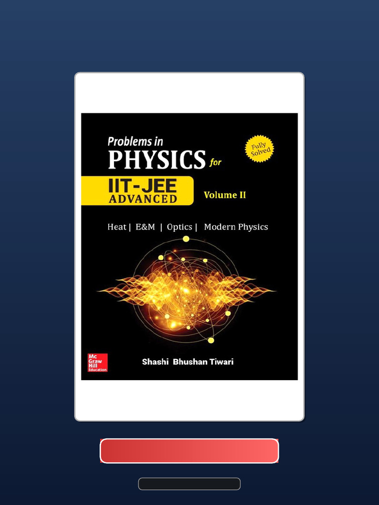 Test Bank For Testbank Problems in Physics II For IIT JEE Vol IITJEE ...