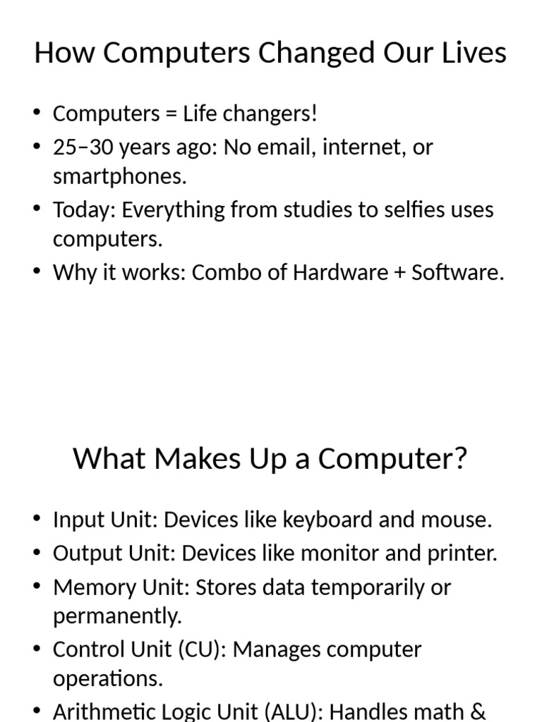 Computer System Overview Ppt English Pdf 1413