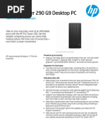 Quickspecs: HP Pro Tower 280 G9 Pci Desktop PC | PDF | Solid State ...