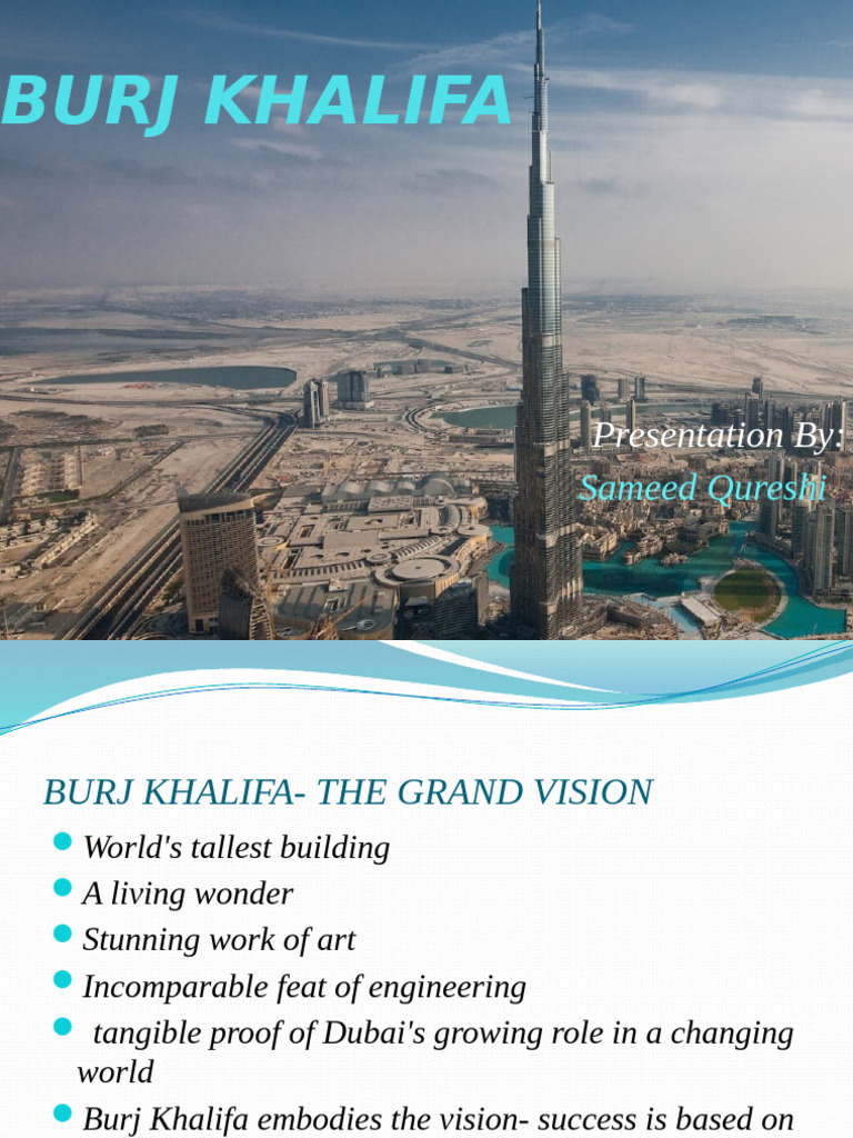 Sameed Presentation Burj Khalifa | PDF