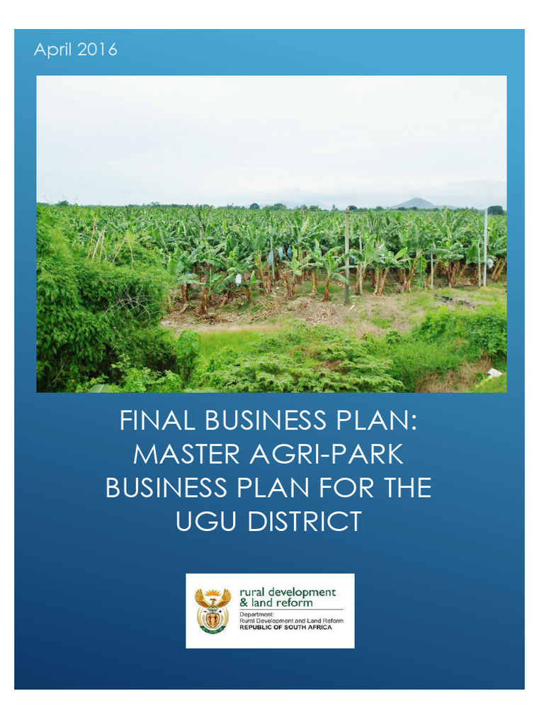 Ugu DM Final Master Agri-Park Business Plan | PDF | Agriculture | Warehouse