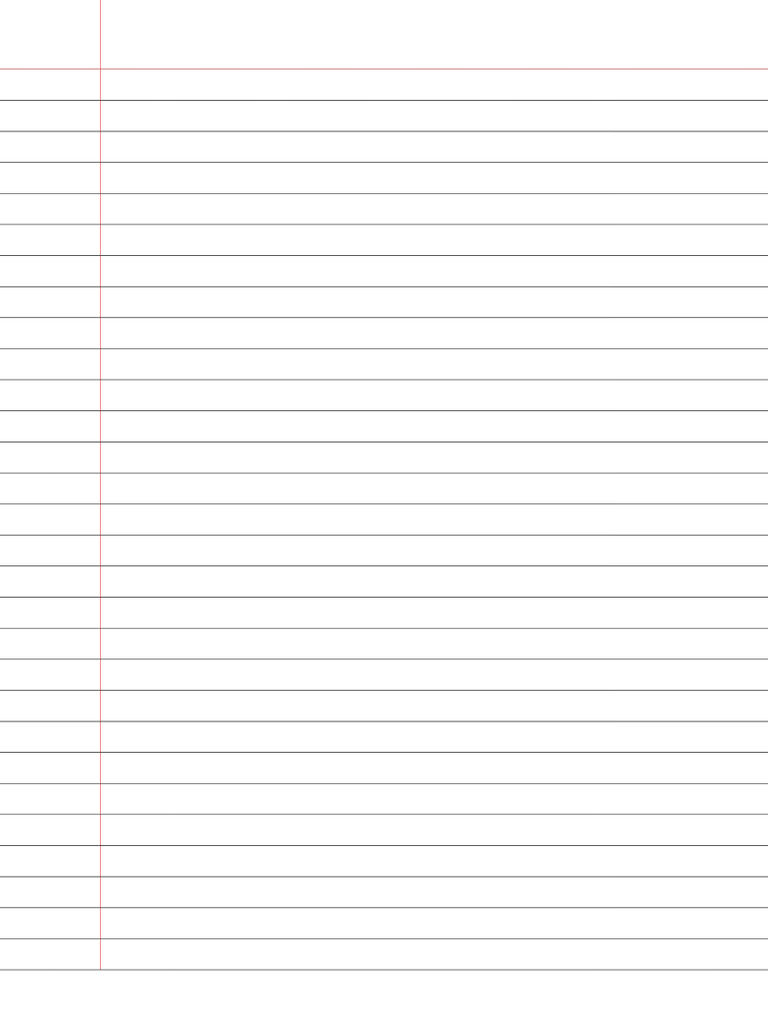 Printable A4 Lined Paper Template PDF | PDF