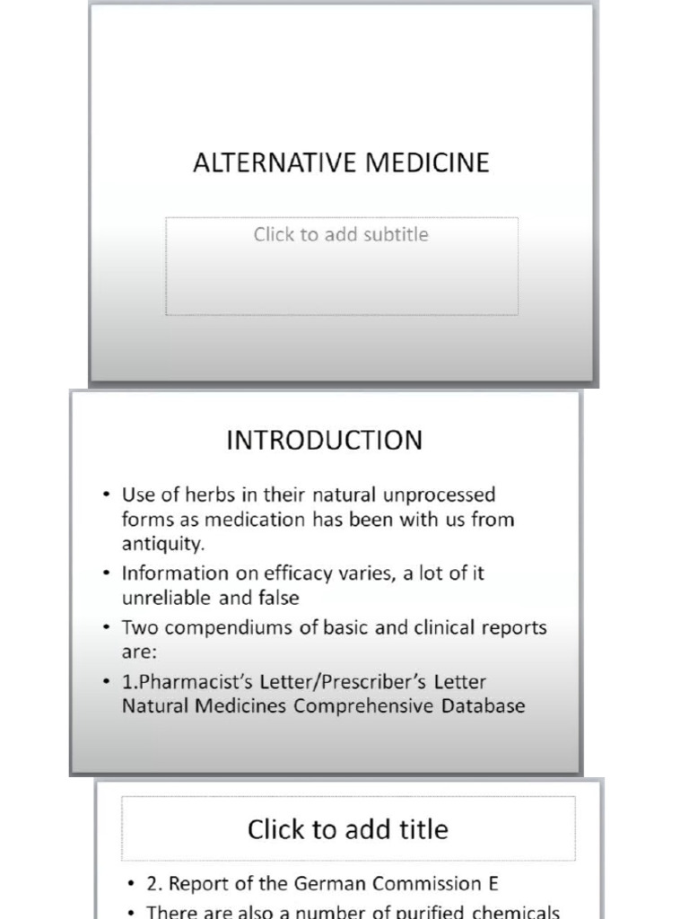 Alternative Medicine | PDF