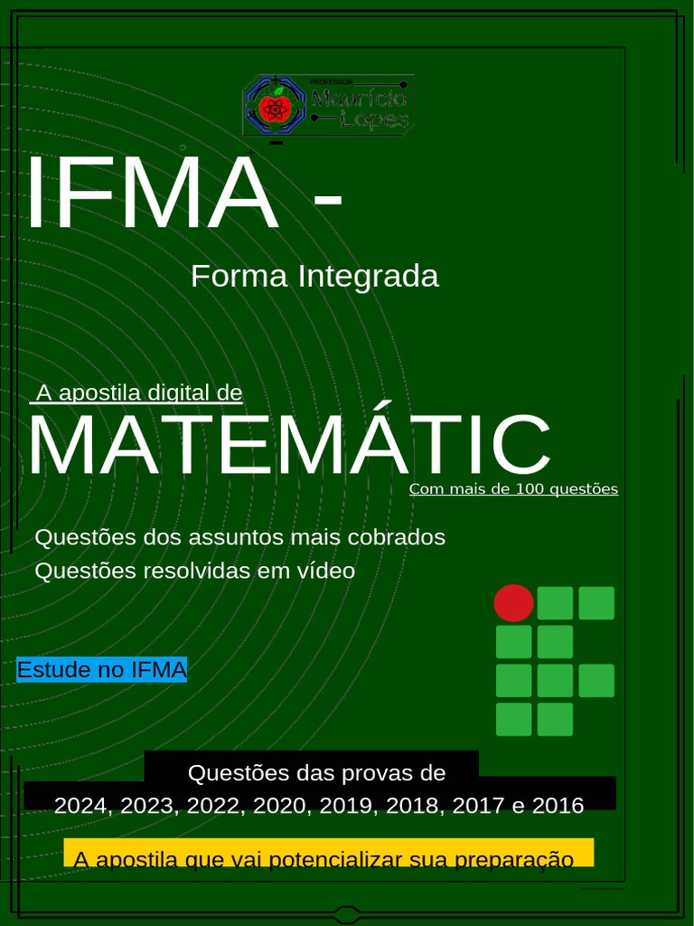 Apostila Digital de Matem Tica - IFMA 2025 | PDF | Juros | Empréstimos