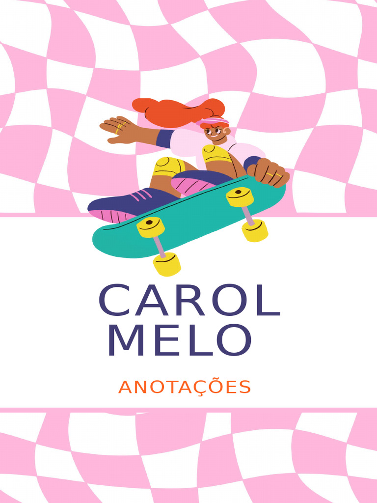 Capa de Caderno Skatista Rosa - 20250109 - 020201 - 0000 | PDF
