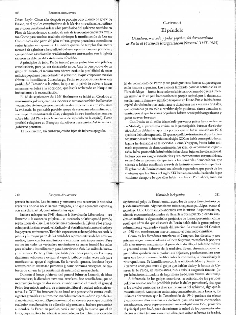 Adamovsky Primer Libro Cap 5 | PDF