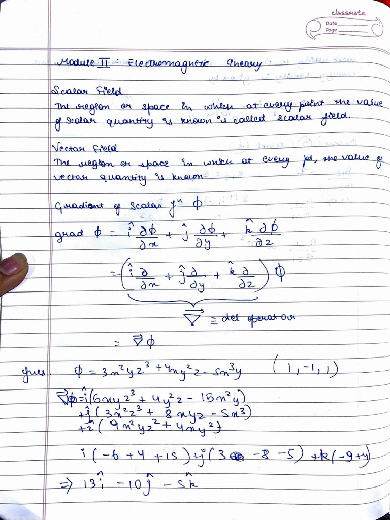 Physics Module 2 - Electromagnetic Theory | PDF