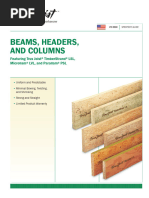 1.9E Microllam LVL Headers and Beams: Specifier'S Guide | PDF | Beam ...