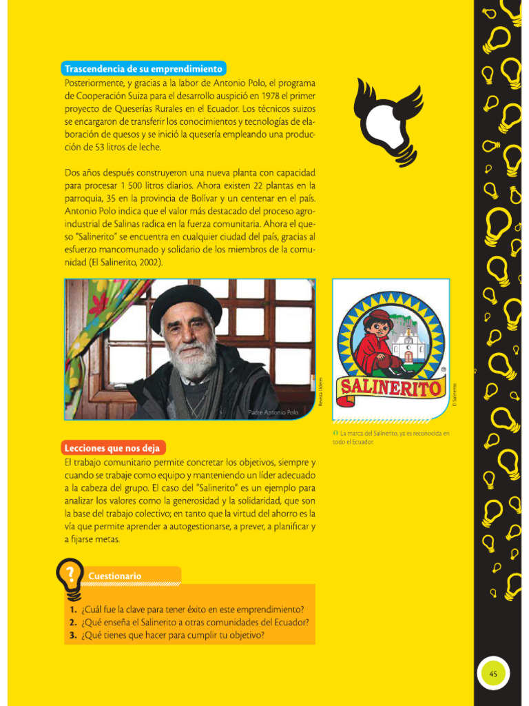 Planificacion Emprendimiento 2do Bach | PDF