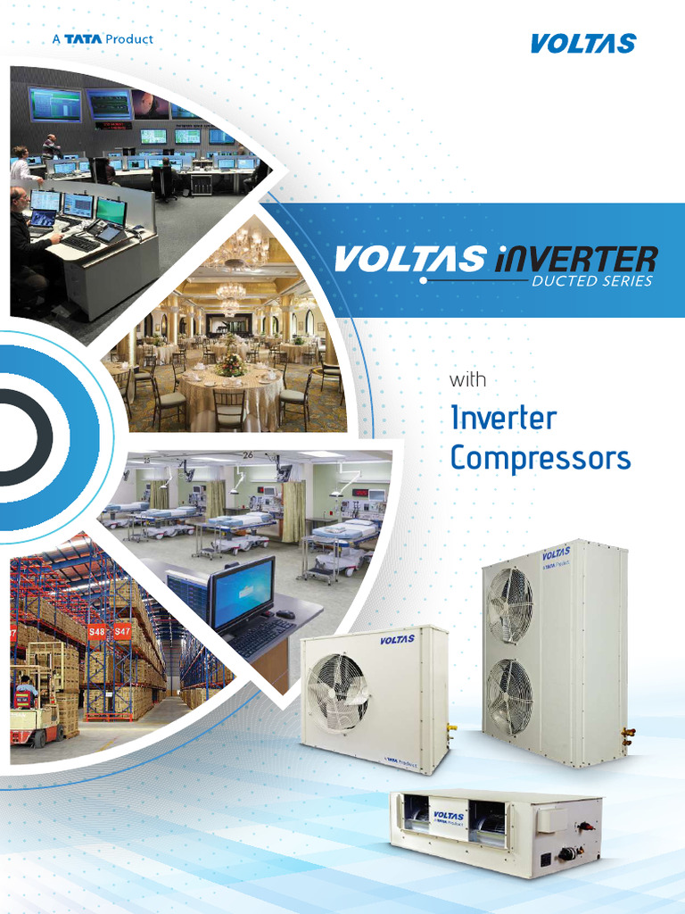 Voltas Waghodia Plant Inverter AC Solutions | PDF | Air Conditioning ...