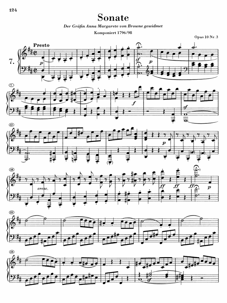 Beethoven Sonatas #7 | PDF