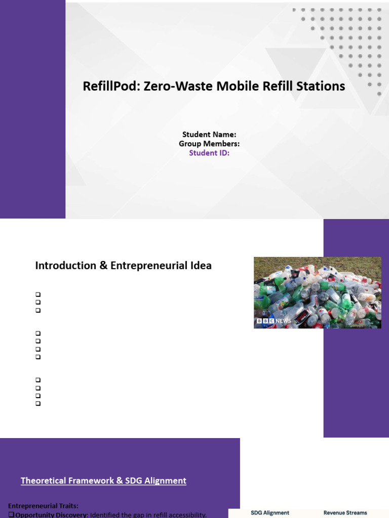 Mobile Zero-Waste Refill Stations | PDF | Sustainability | Logistics