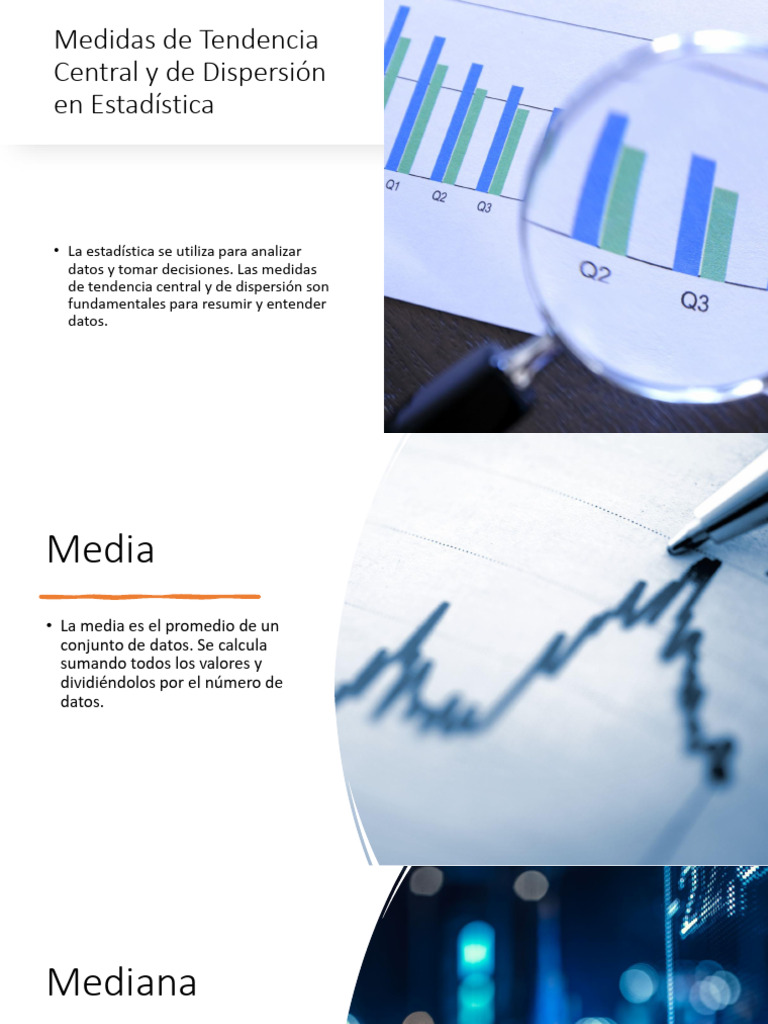 Medidas De Tendencia Central Y Dispersión Pdf