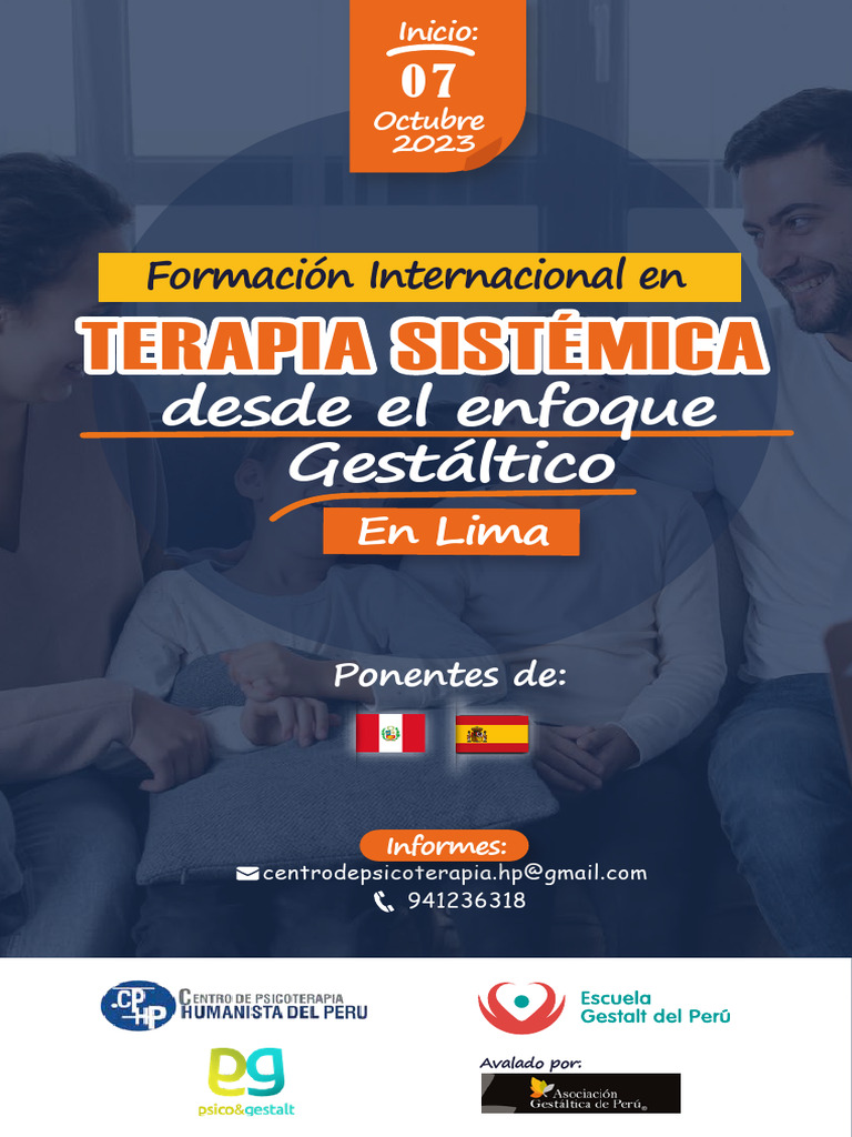 Brochure Internacional | PDF | Psicoterapia | Terapia Gestalt