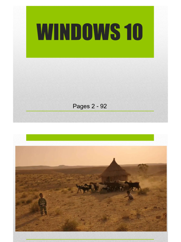Understanding Windows 10 Operating System | PDF | Computer File | Utility Software