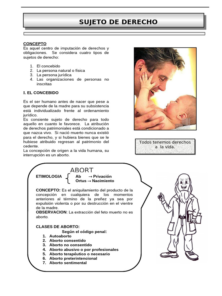 1ro Sec Sujeto de Derecho | PDF | Sociedad de responsabilidad limitada | Organización sin ánimo ...