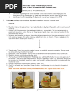 Class IV RPD Design Overview | PDF | Dentures | Mouth